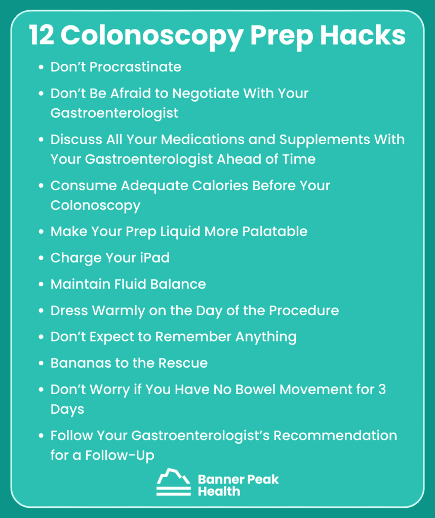 12 Colonoscopy Prep Hacks for Better Results